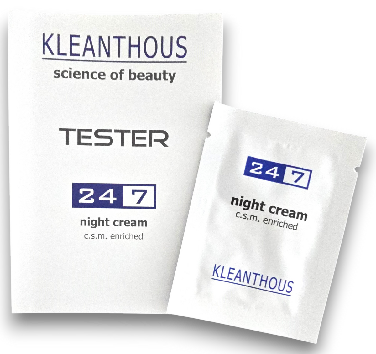 KLEANTHOUS 24/7 night cream 2 ml Sachet | beautymanufactur